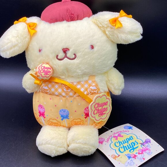 Sanrio | Toys | Sanrio X Chupa Chups Collab Pompompurin Plush Doll Cute ...